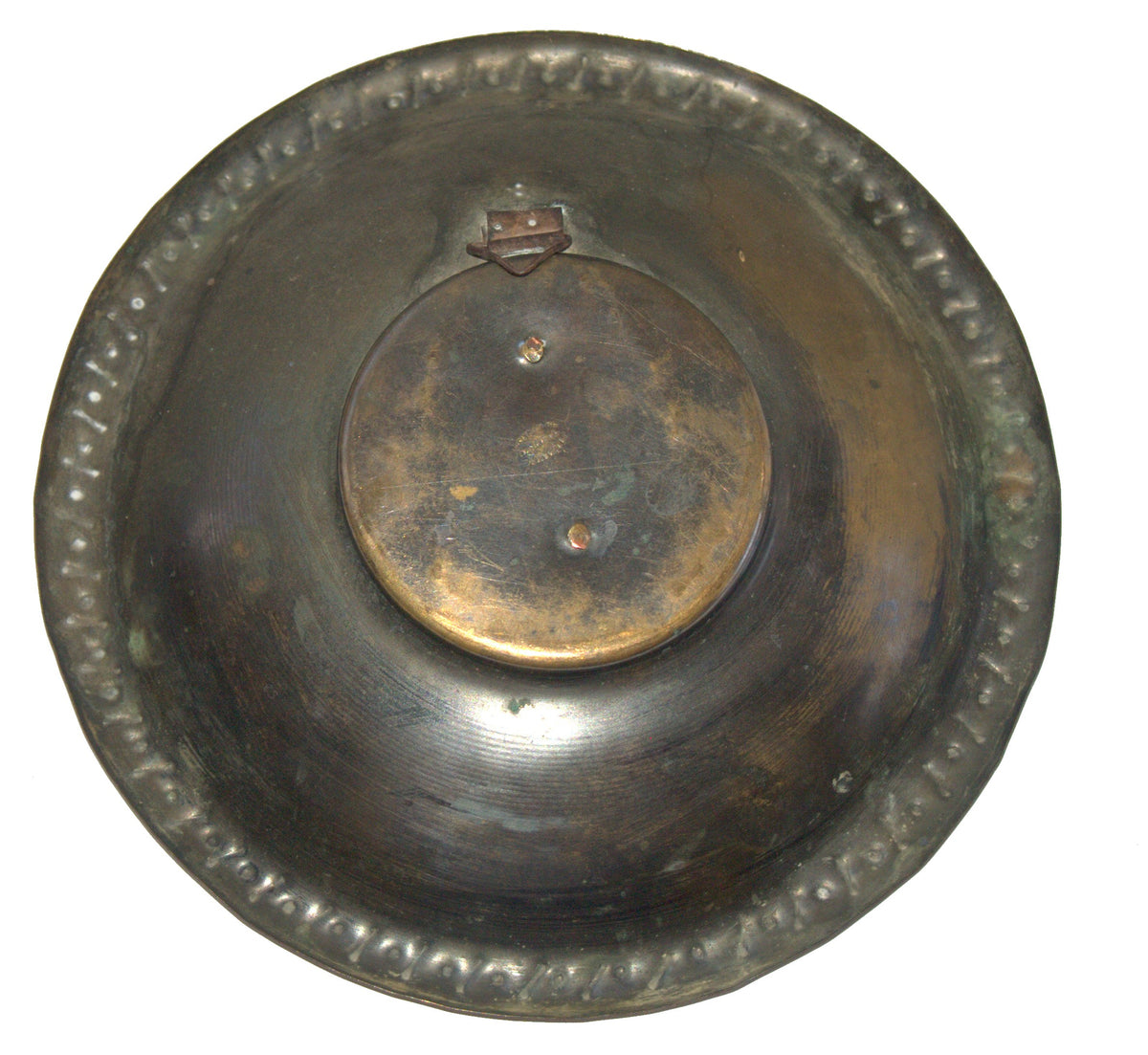 Israel Vintage Bronze Plate Tray Maskit Handmade Signed 1950's Wall Ha ...